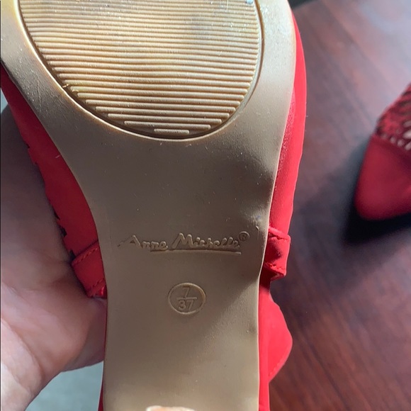 Anne Michelle | Shoes | Anne Michelle Red High Heels | Poshmark
